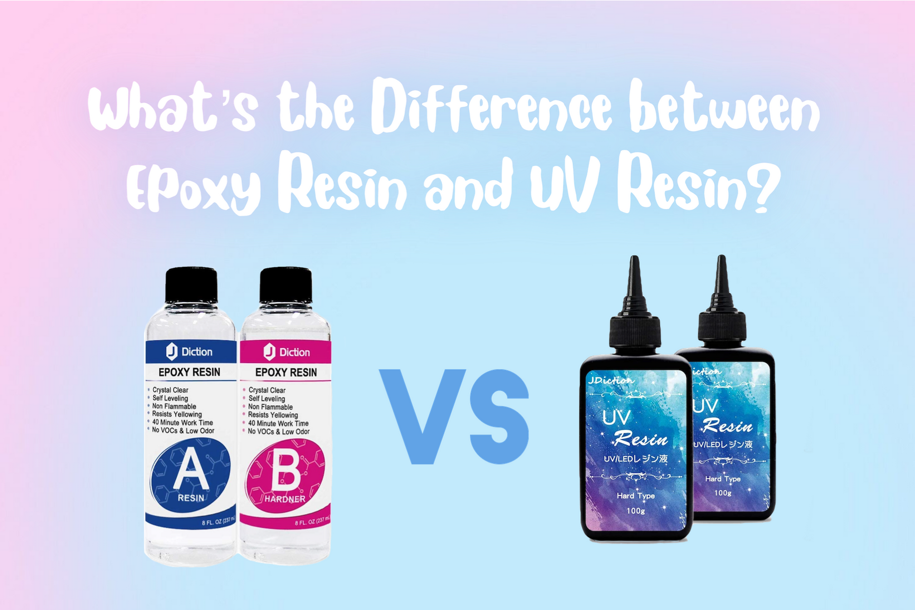 What’s the Difference between Epoxy Resin and UV Resin? — JDiction