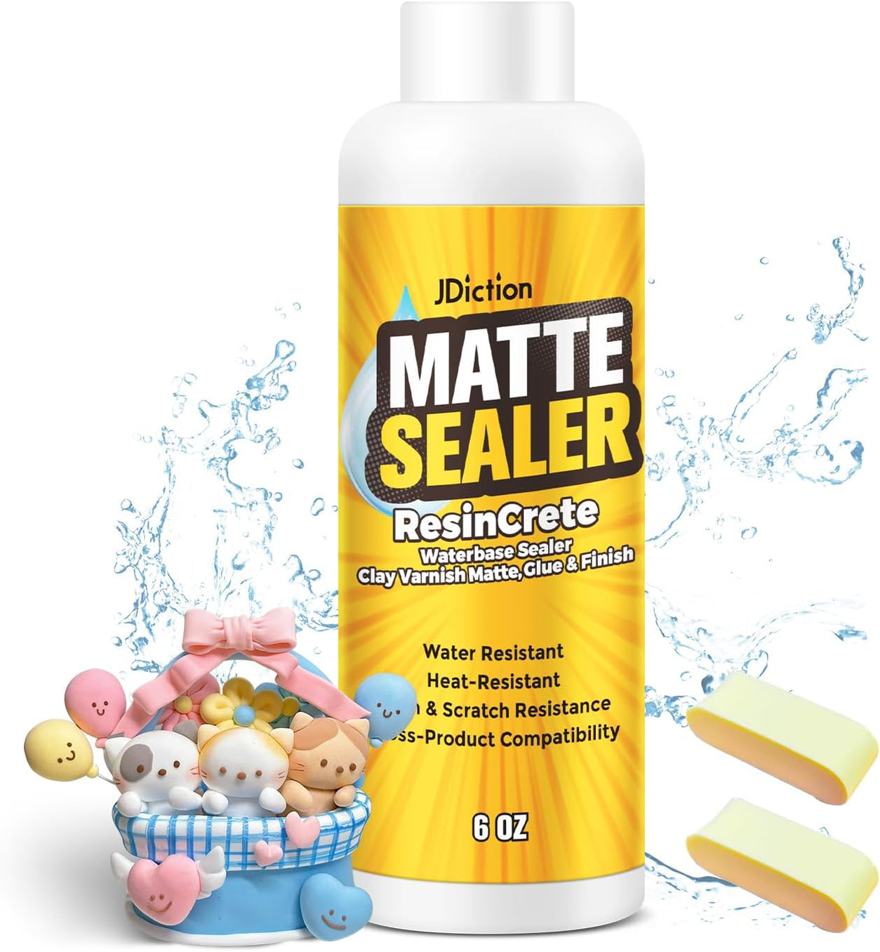 JDiction ResinCrete – Eco Pour Craft Kits for DIY Home Décor & Gifts