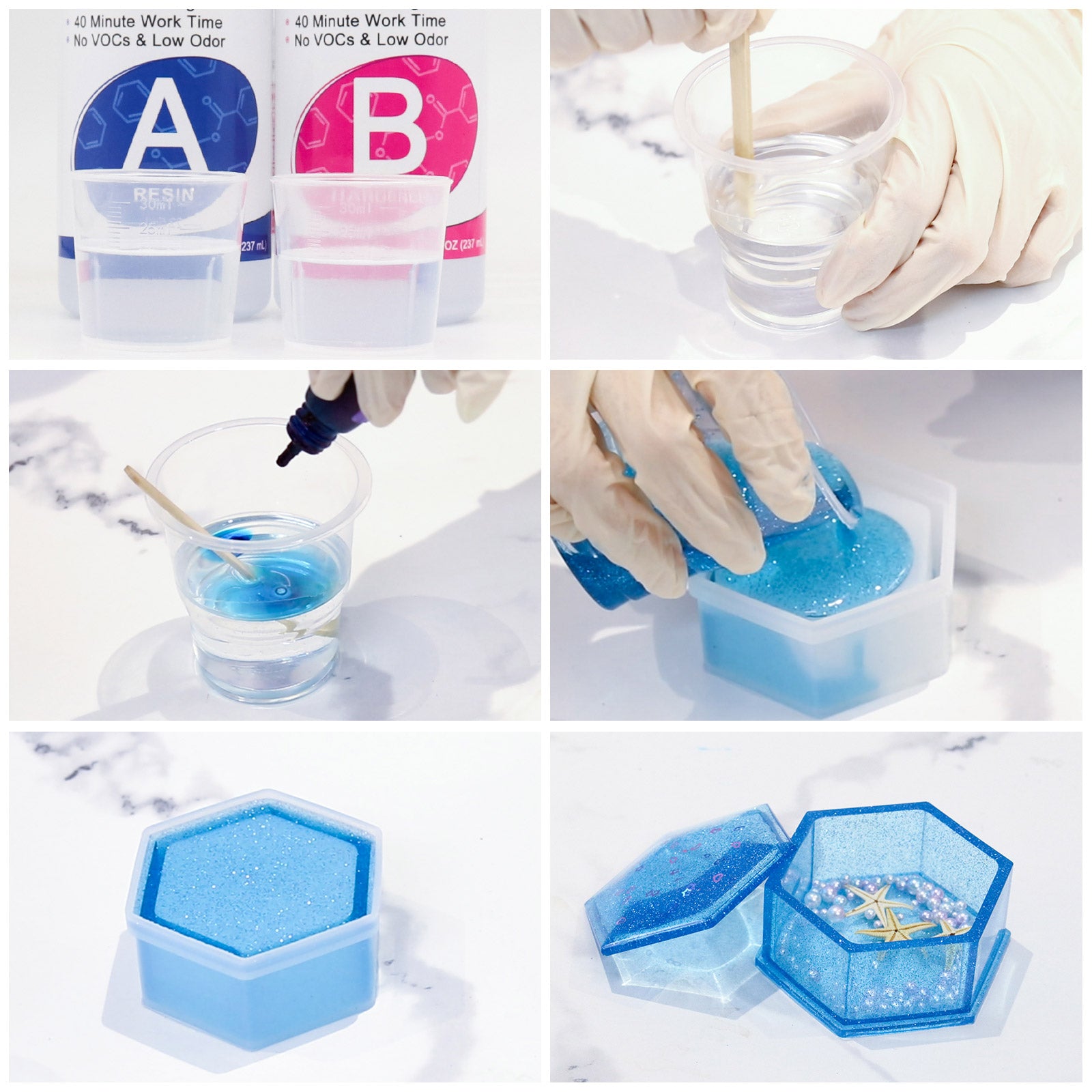 JDiction Crystal Clear Epoxy Resin Kit - 32oz